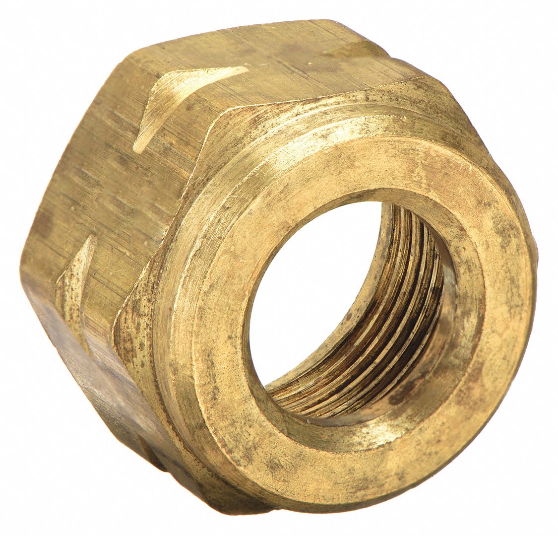 PARKER, 1/4 in OD Fitting Size, Compression, Compression Fitting Nut ...