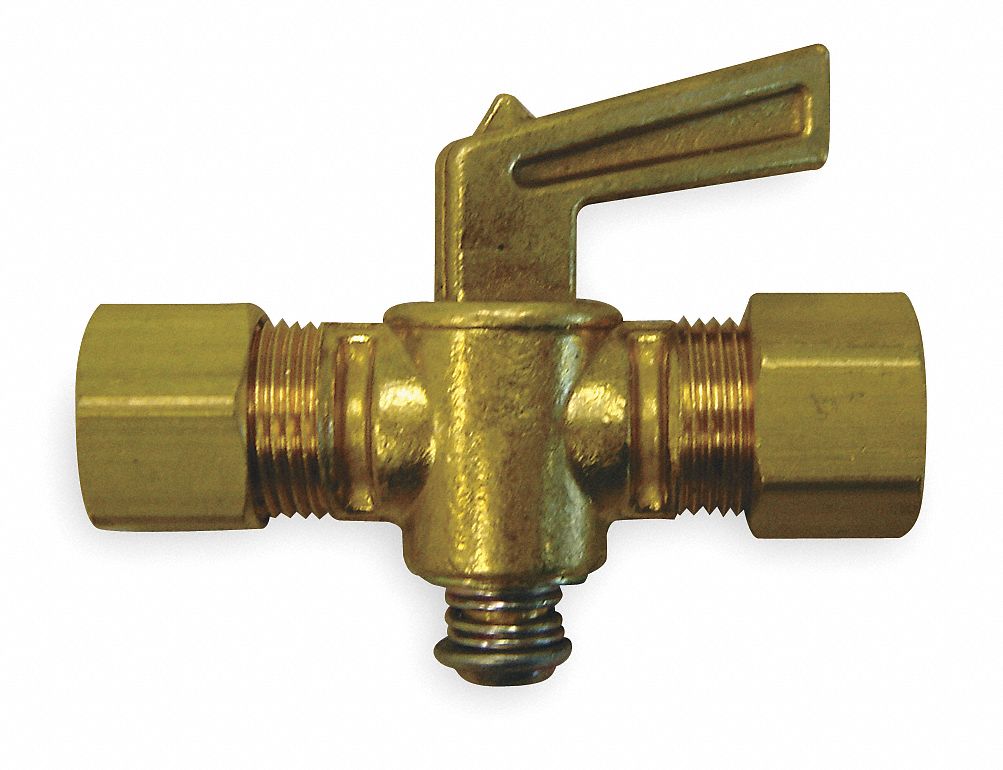 GRAINGER APPROVED GROUND PLUG VALVE,5/16 IN,30 PSI,BRASS - Plug Valves ...