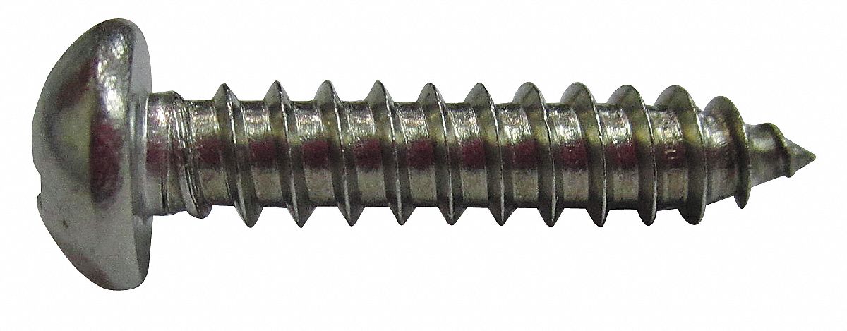 GRAINGER APPROVED Tornillo para Lamina 3/4", Material 18-8 Acero ...