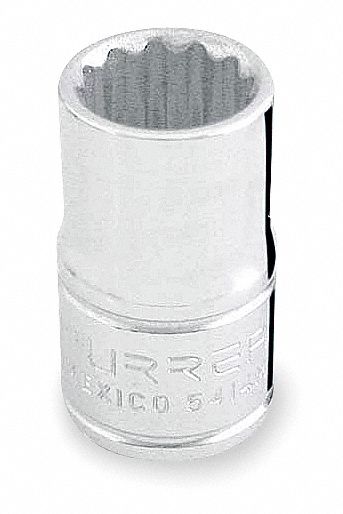 URREA Dado marca URREA , Tam Impulsor 1/2" , Cuadrada , Tam. Dado 9/16 ...