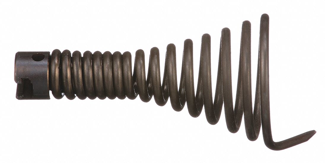 RIDGID, 3/8 in_1/2 in_5/8 in Connection, 3 in Lg., Funnel Auger - 1VXD3 ...