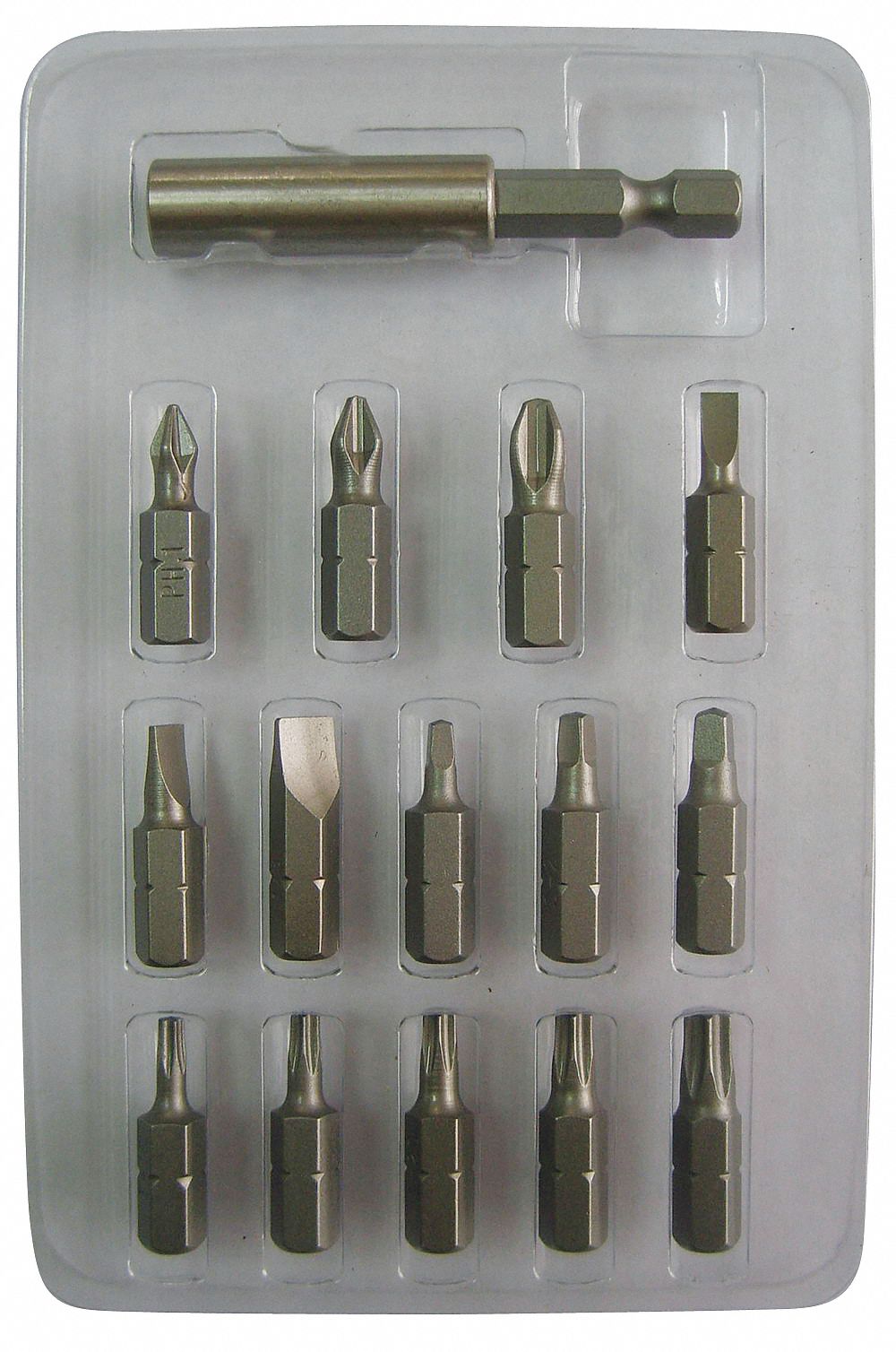 WESTWARD 12-Piece Magnetic Drive Guide Set, 1/4 in Hex Shank Size ...