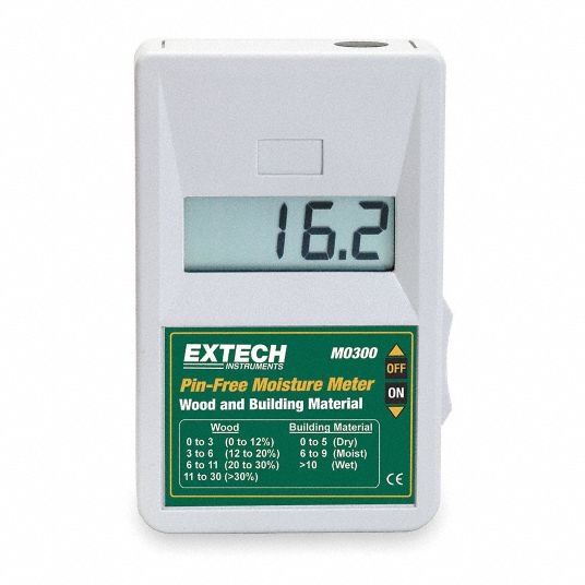 Digital Moisture Meter, 0-60 Pct - Grainger