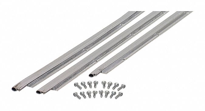 Vinyl, -25°F, Double Door Weatherstrip - 1VZR8|1VZR8 - Grainger