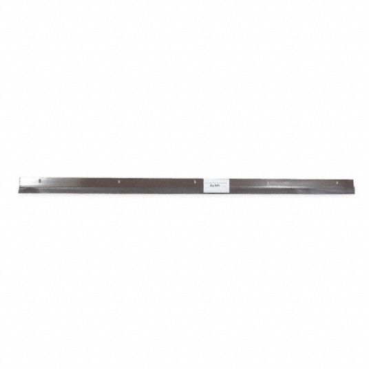 Single Fin Door Sweep, Bronze, 3 ft Length, 23/32 in Flange Height, 1/3 ...