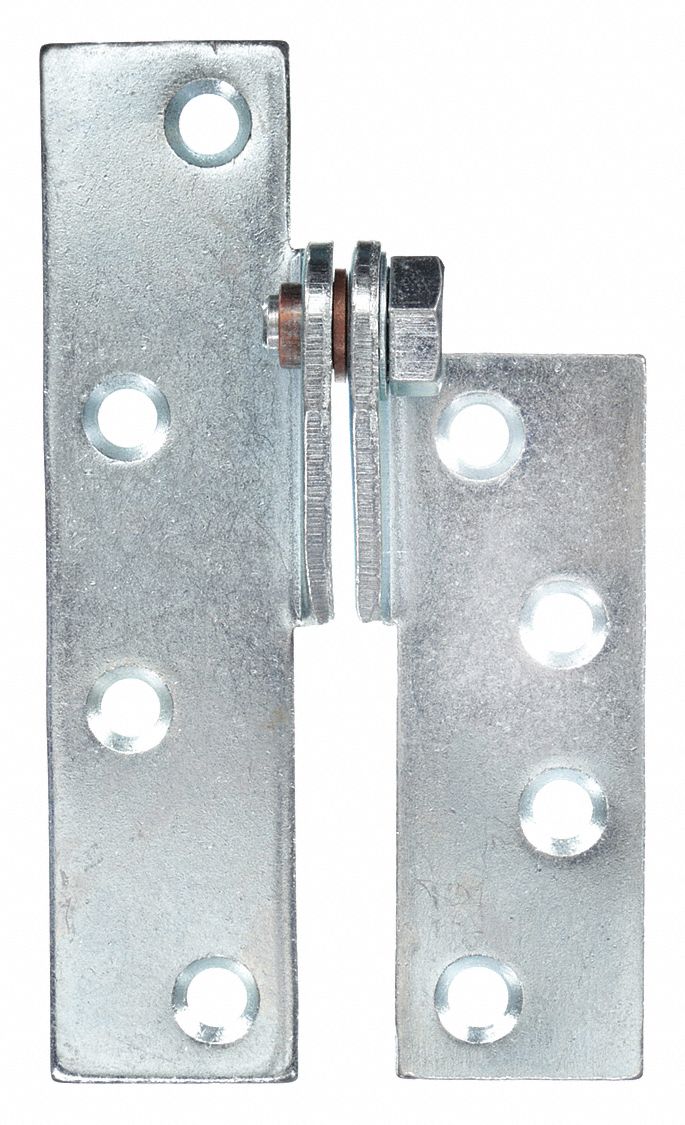 Steel, 6 1/2 in Leaf Ht, Pivot Hinge - 1VZU7|1VZU7 - Grainger