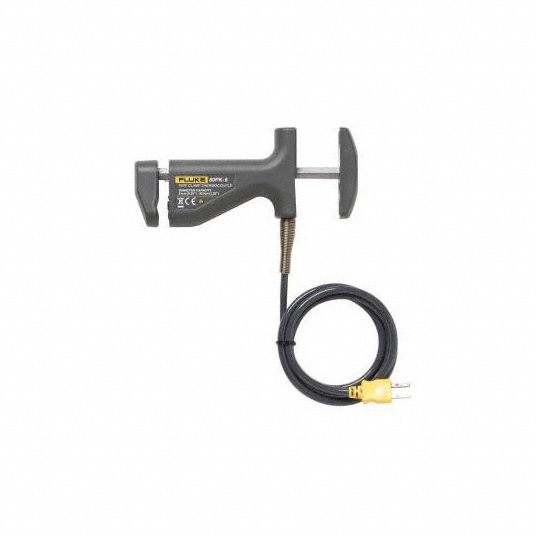 FLUKE Pipe Clamp Temperature Probe: Thermocouple, Type K, Pipe Clamp ...