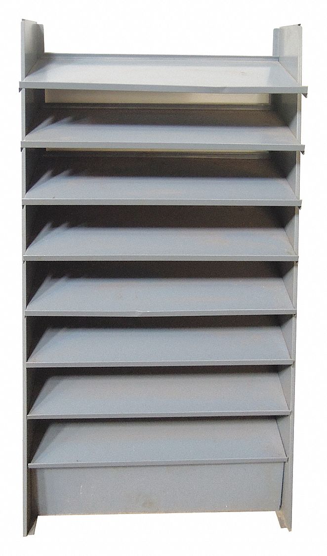 36 in x 12 in x 61 in, 1 Usable Sides, Pick Rack - 1W785|1W785 - Grainger