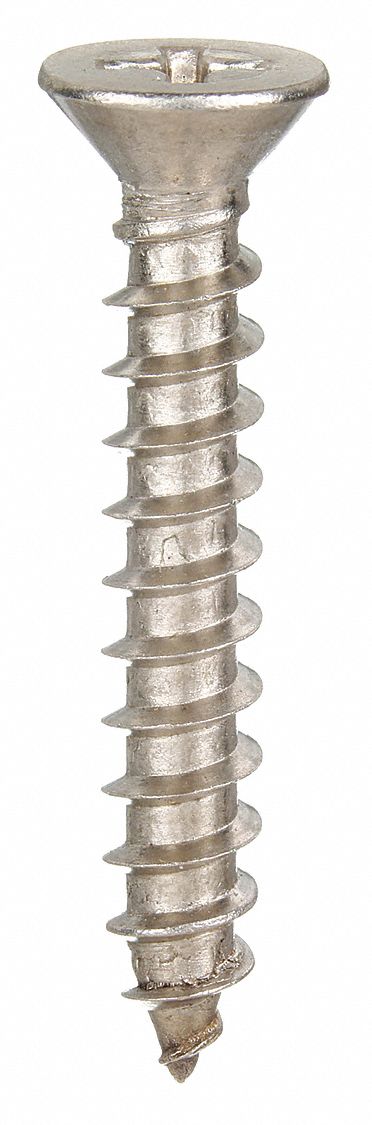 #10 Size, 1 1/4 in Lg, Sheet Metal Screw - 1WA33|U51680.019.0125 - Grainger