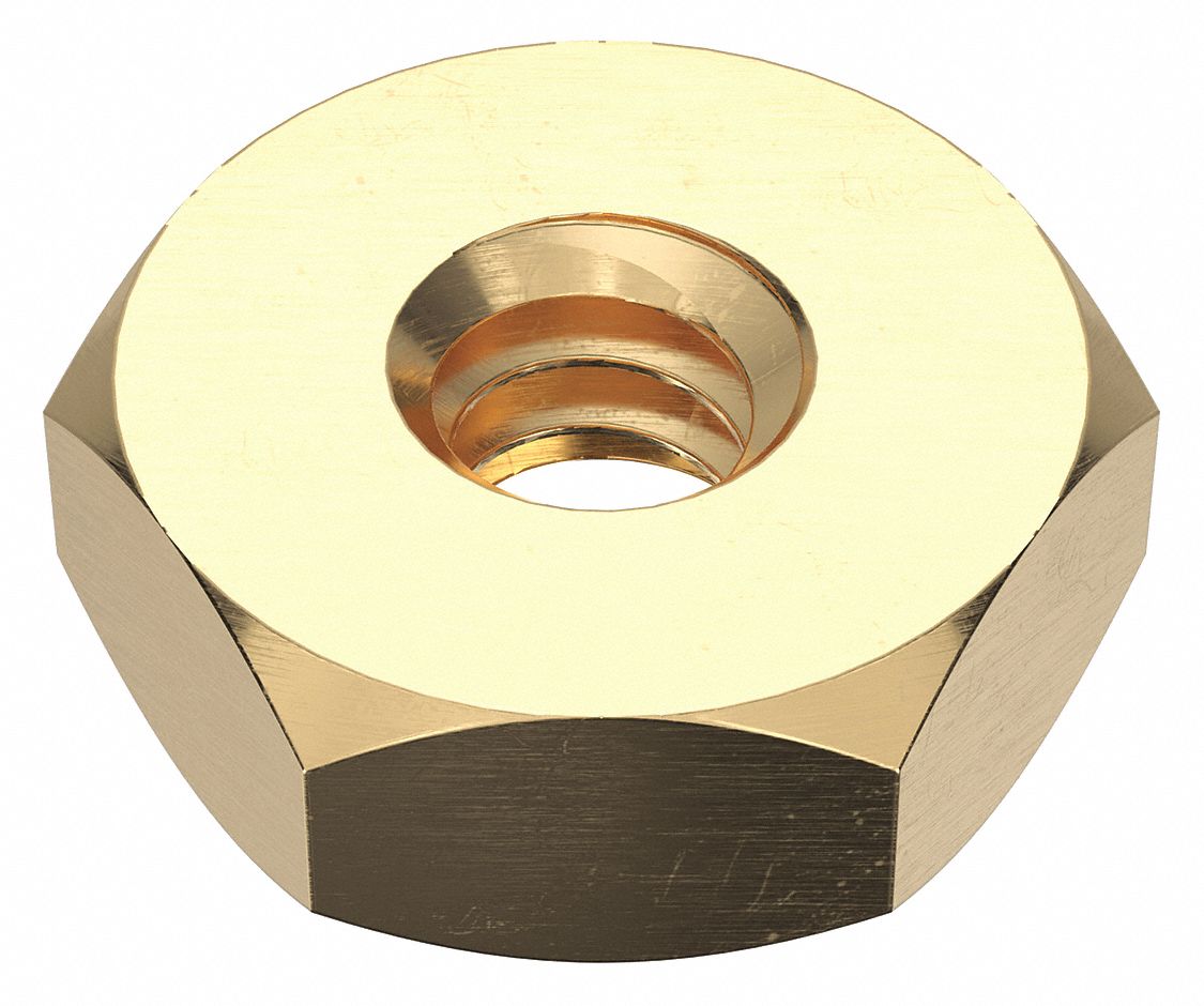 Hex Machine Screw, #2-56 Thread, Hex Nut - 1WA59|1WA59 - Grainger