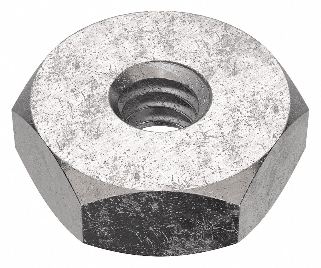 GRAINGER APPROVED Hex Nut, Machine Screw Nut, Stainless Steel, 18-8 ... GRAINGER APPROVED Hex Nut, Machine Screw Nut, Stainless Steel, 18-8 ...