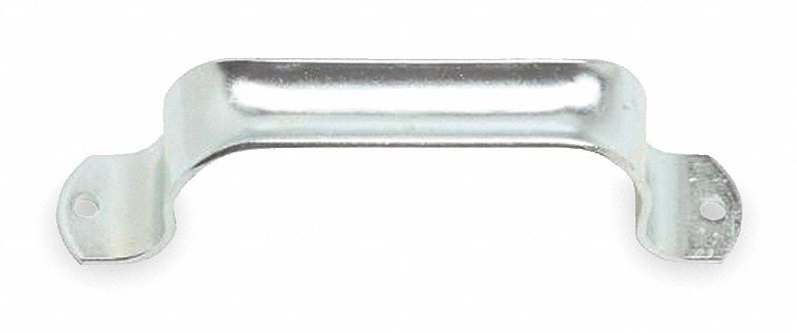 Steel Pull Handle with Polished Zinc Finish, Silver; Hardware Included ...