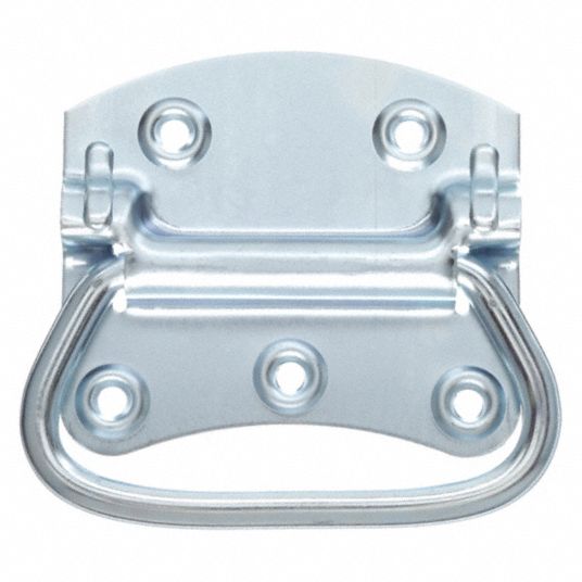 Unthreaded Through Holes, Steel, Folding Pull Handle - 1WAG1|1WAG1 ...