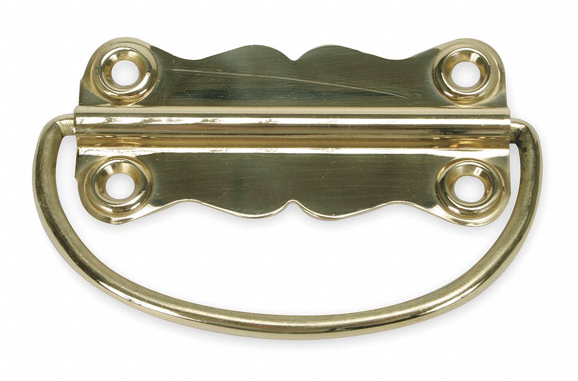 APPROVED VENDOR Agarradera Plegable de Acero con Acabado Latón, Latón ...