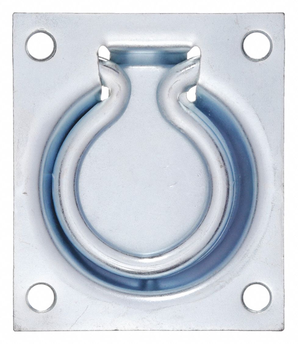 Unthreaded Through Holes, Steel, Recessed Folding Pull Handle - 1WAH2 ...