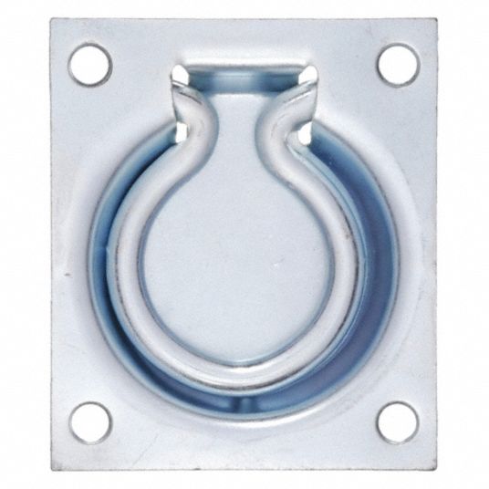 Unthreaded Through Holes, Steel, Recessed Folding Pull Handle - 1WAH2 ...