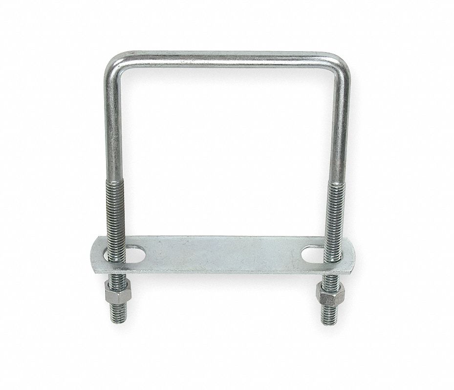 APPROVED VENDOR Pernos en U,6L pulg.,Cuadrado,Acero,Zinc - Pernos en U ...