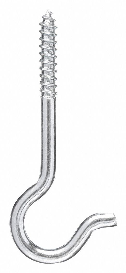 Screw-In, 1 Points per Hook, Ceiling Hook - 1WBN4|1WBN4 - Grainger