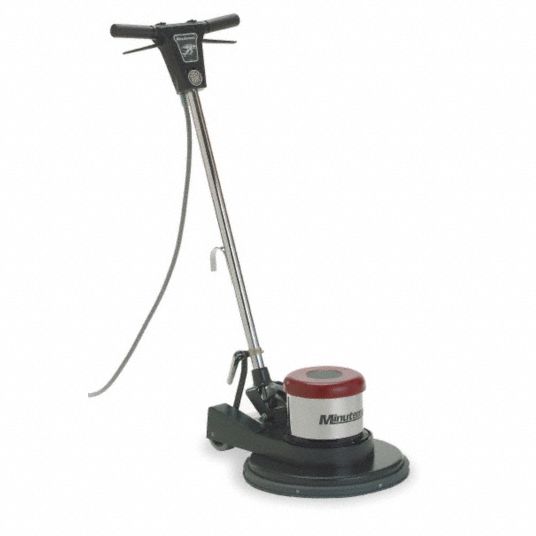 Floor Machine, 20 in Machine Size, 175/300 Brush Speed, 115V AC @ 15A ...