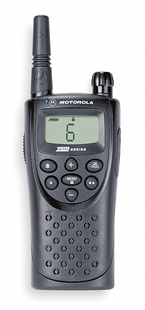 Two-Way Radio,Black,6 Channels - Grainger