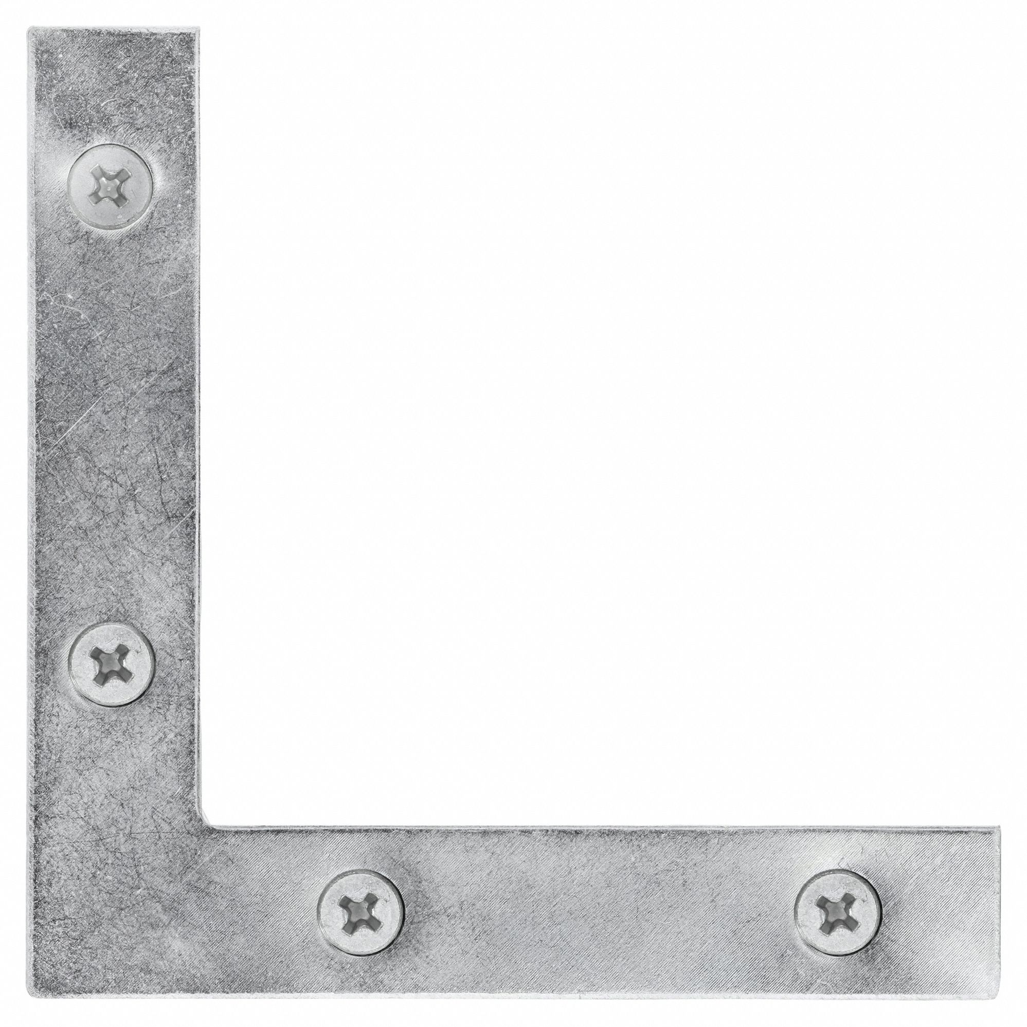 Steel, 5/64 in Ht, Flat Corner Brace - 1WDK7|1WDK7 - Grainger