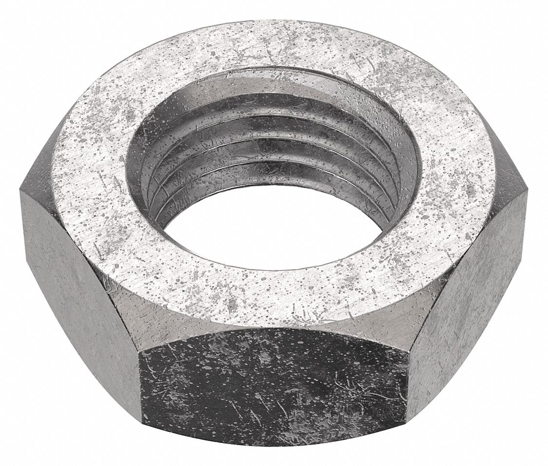 Jam Hex, 1/2"-20 Thread, Jam Nut - 1WU11|U51092.050.0001 - Grainger
