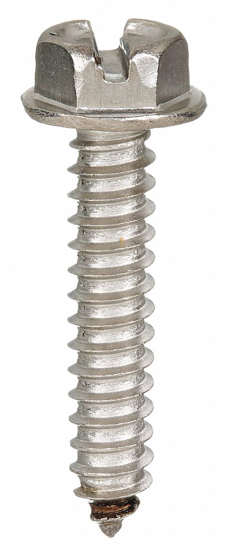 Metal Screw,Hex,,1 1/4 L,PK25 - Grainger