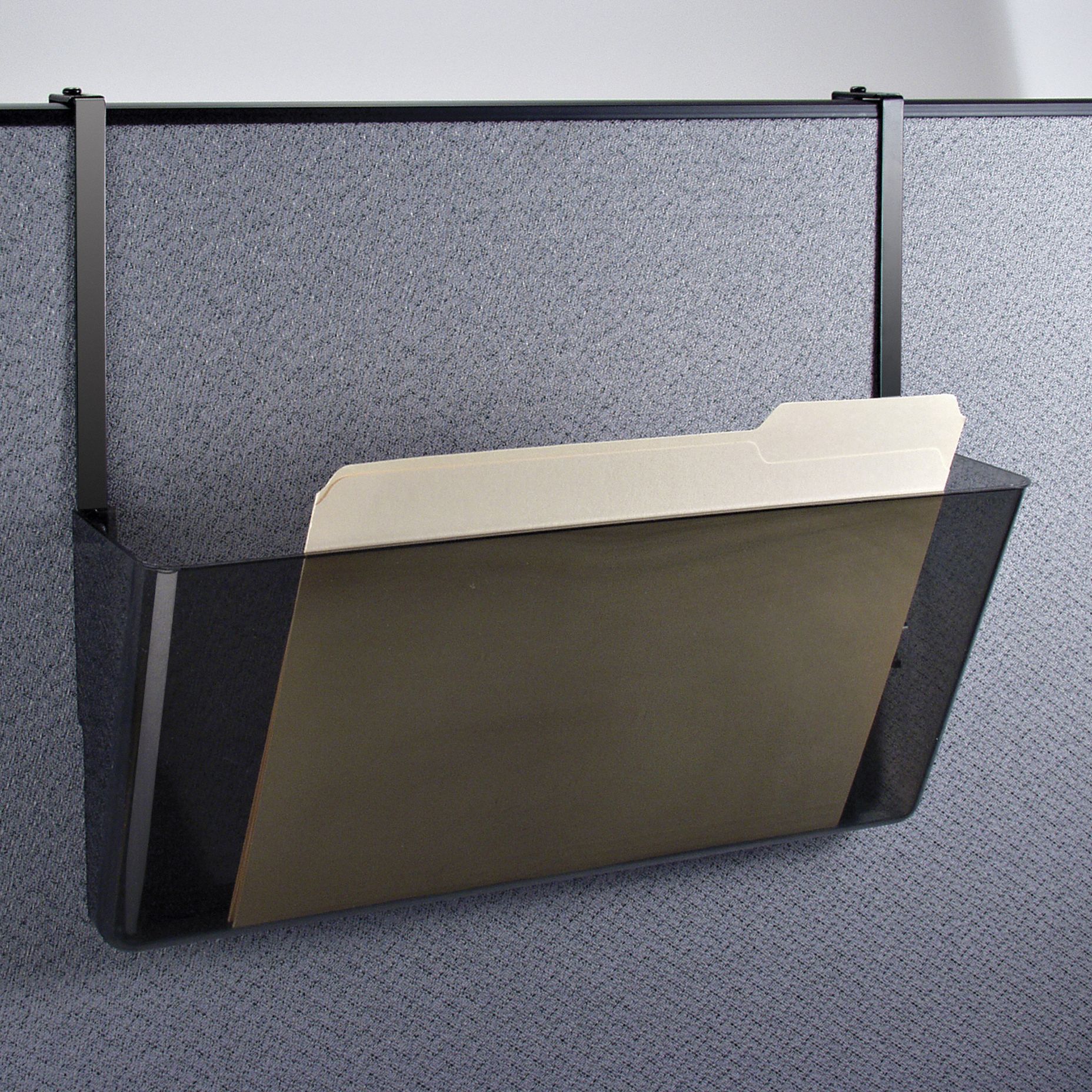 OFFICEMATE Wall File: 1 Compartments, Plastic, Smoke - 1WEA3|21441 ...