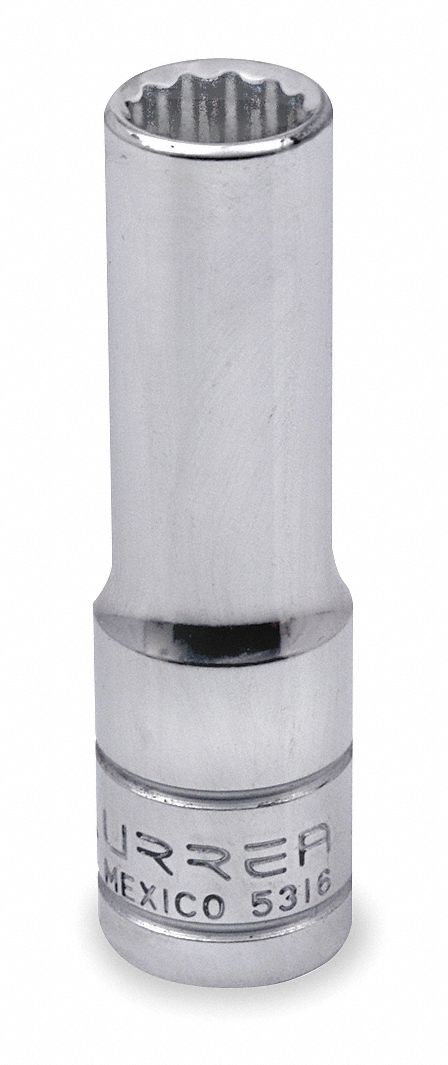 URREA Dado marca URREA , Tam Impulsor 1/2" , Cuadrada , Tam. Dado 13mm ...