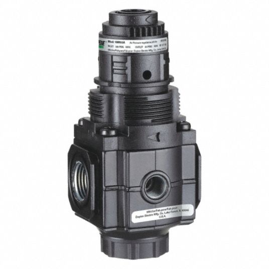 SPEEDAIRE Compressed Air Regulator: Zinc, 3/8 in NPT, 70 cfm, 300 psi ...