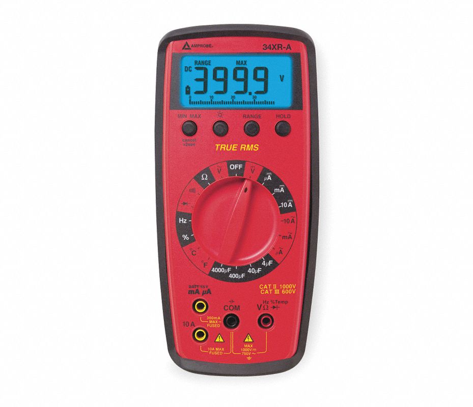 AMPROBE Multímetro Digital 750V 10A 3999 conteos - Multímetros ...