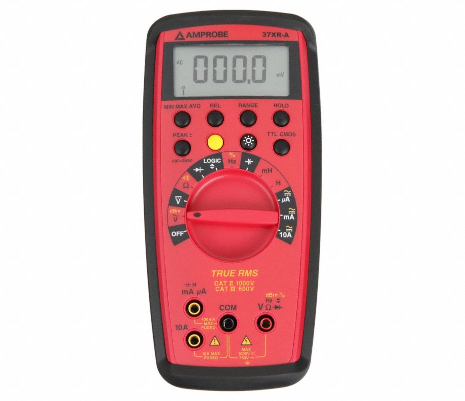 AMPROBE Multímetro Digital AMPROBE® 37XR-A 750V 10A 9999 conteos ...