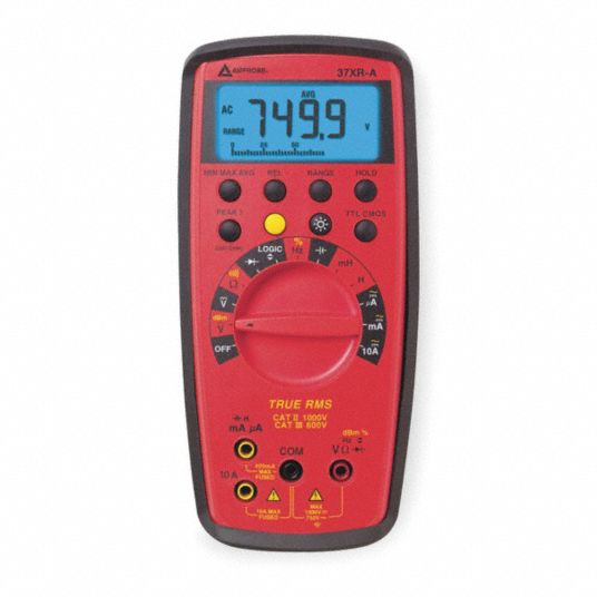 AMPROBE, CAT III 600V, TRMS, Digital Multimeter - 1WKP5|37XR-A - Grainger
