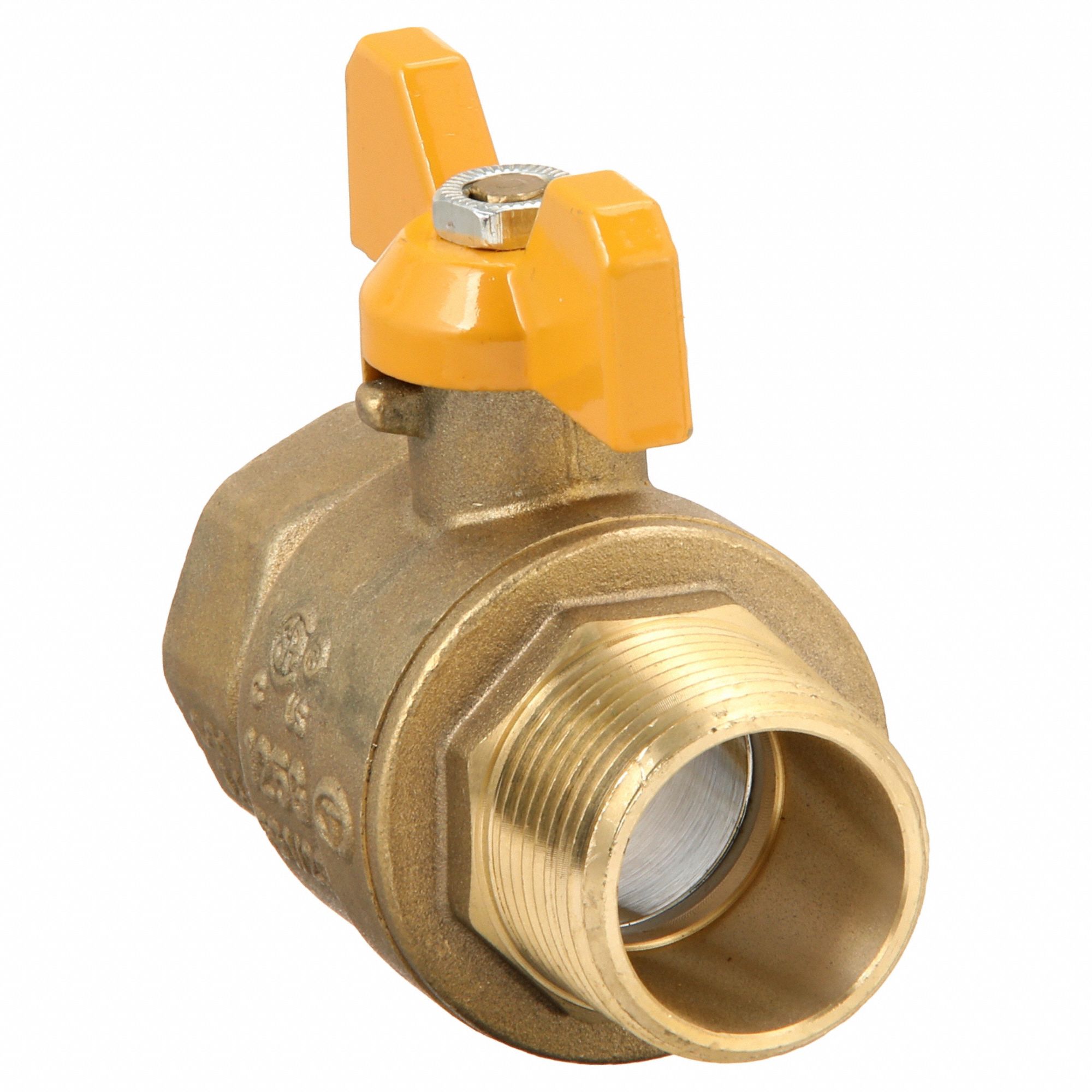 1 in, Brass, Manual Two-Way Ball Valve - 1WMH7|G-MBB-100TH - Grainger