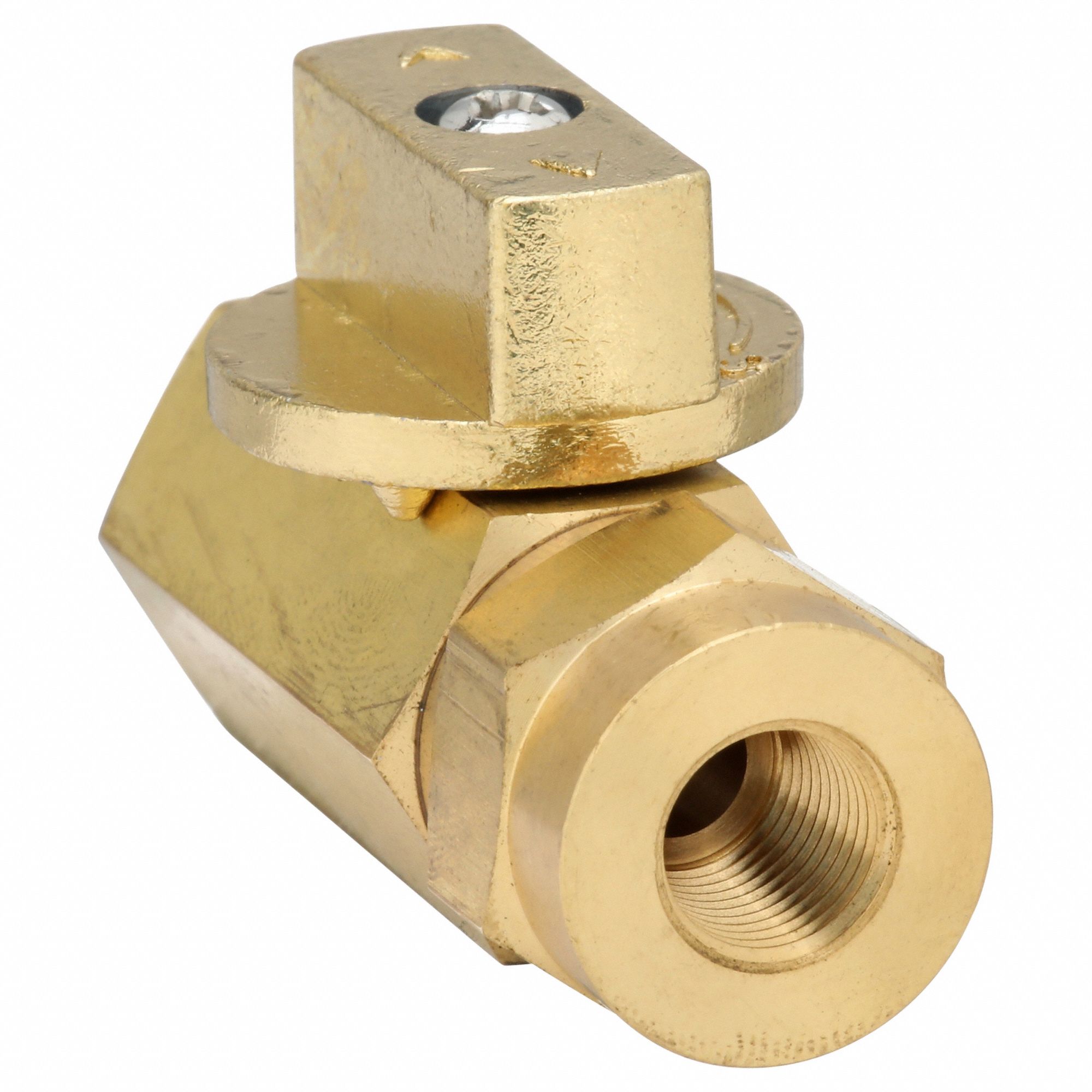 1/8 in, Brass, Manual Two-Way Ball Valve - 1WMN2|1WMN2 - Grainger