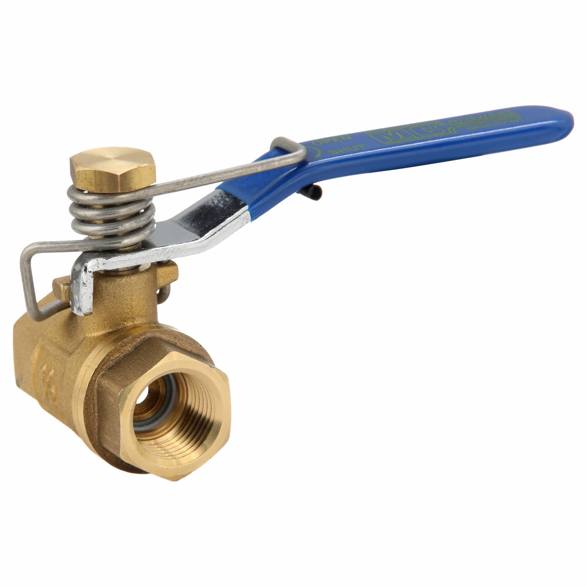1/2 in, Brass, Manual Two-Way Ball Valve - 1WMP1|1WMP1 - Grainger