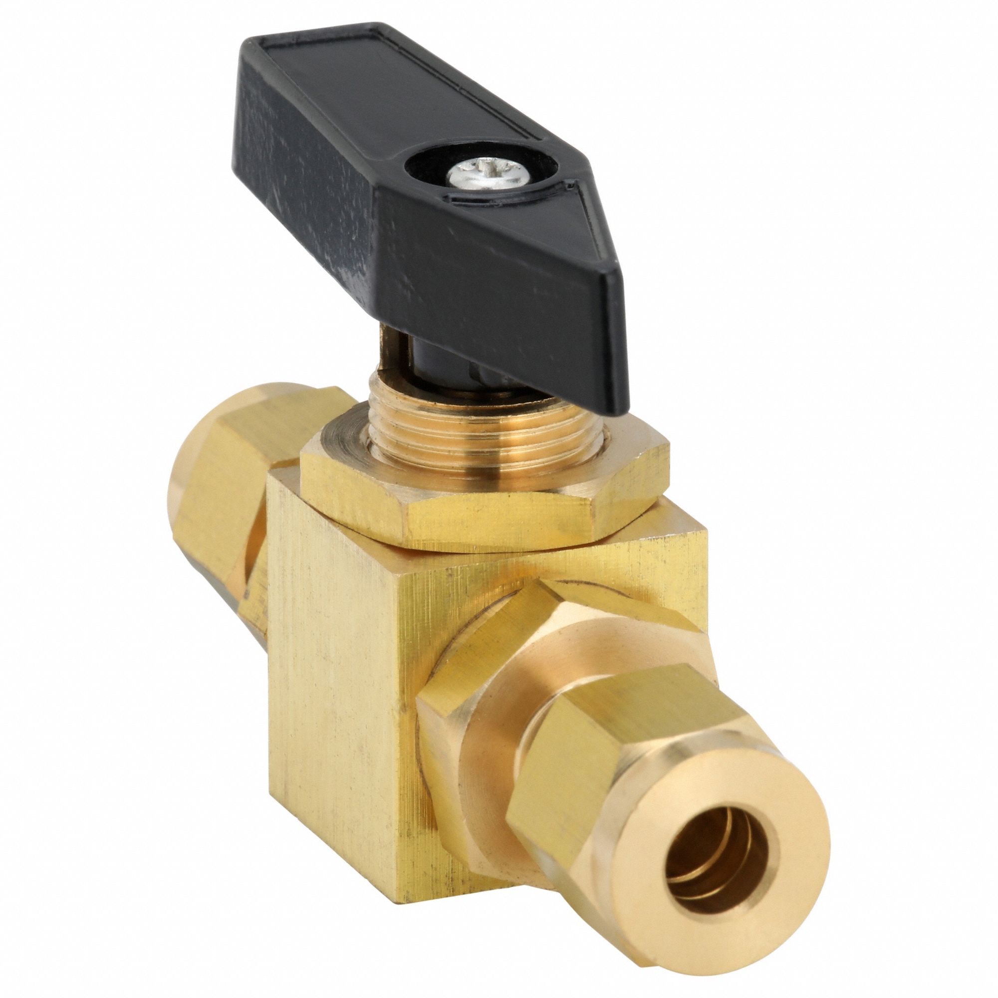 1/4 in, Brass, Manual Two-Way Ball Valve - 1WMT8|G-PMYS-25 - Grainger