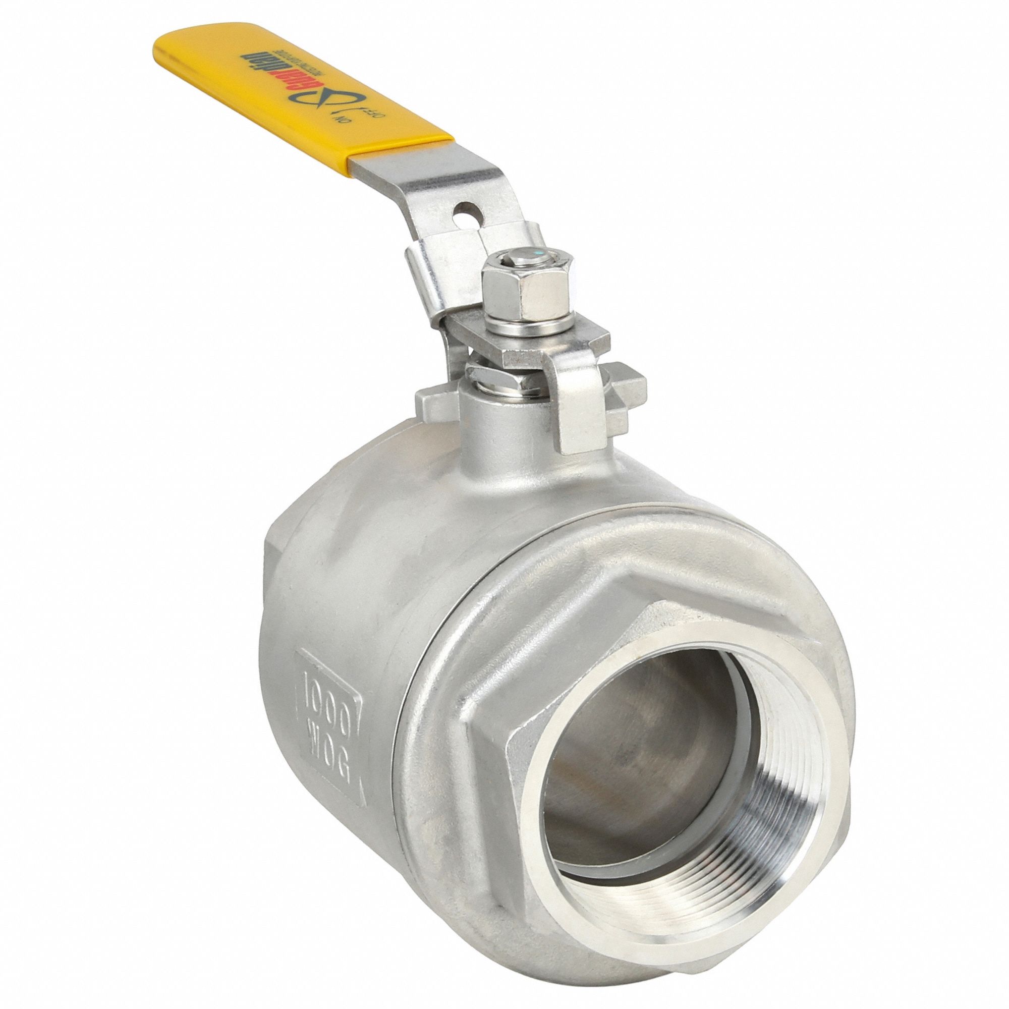 2 1/2 in, 316 Stainless Steel, Manual Two-Way Ball Valve - 1WMY8 ...