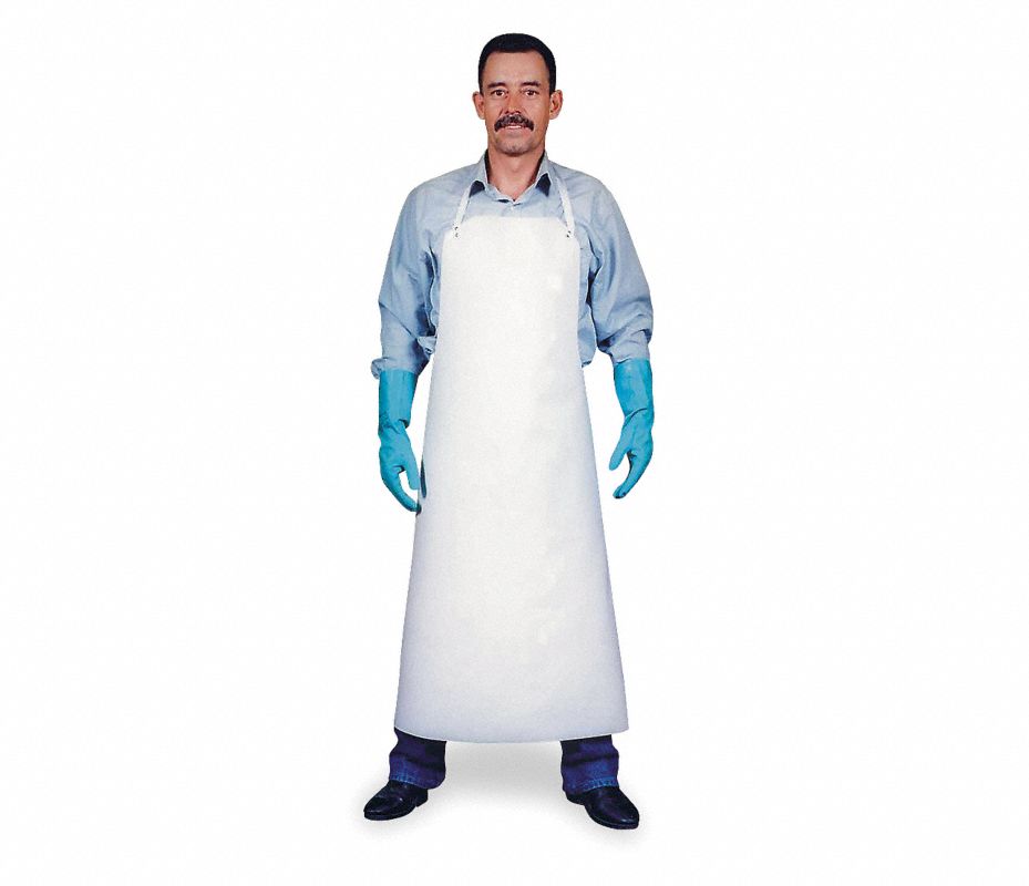 GUMA Mandil de PVC Blanco 35-7/16" - Mandiles para Taller y Trabajo ...