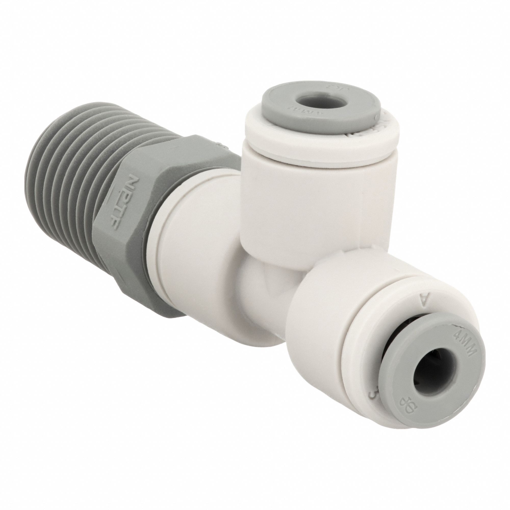 JOHN GUEST, Tee, 3/8 in OD 3/8 in Pipe x 3/8 in OD Size, Push-Fit Tee Fitting - 1WTB5|PI111223S ...