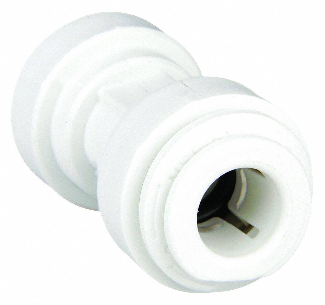 JOHN GUEST, Union, 5/16 in OD 5/16 in OD Size, Push-Fit Adapter Fitting ...