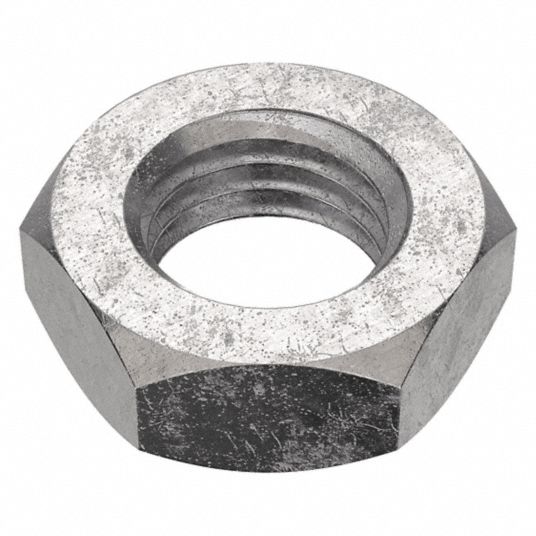 1 1/8"-7 Thread, 1 11/16 in Hex Wd, Jam Nut - 1WU31|1WU31 - Grainger