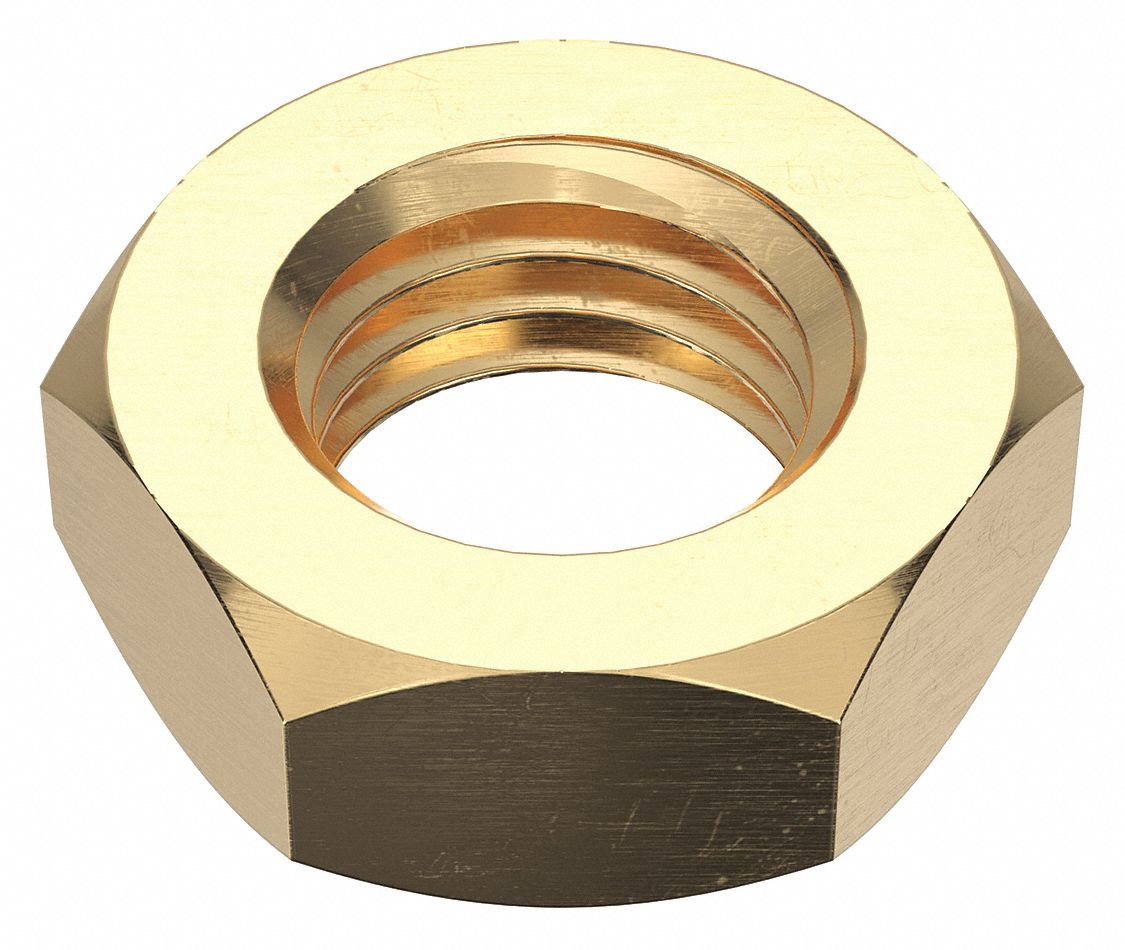 Jam Hex, 3/4"-10 Thread, Jam Nut - 1WU73|1WU73 - Grainger