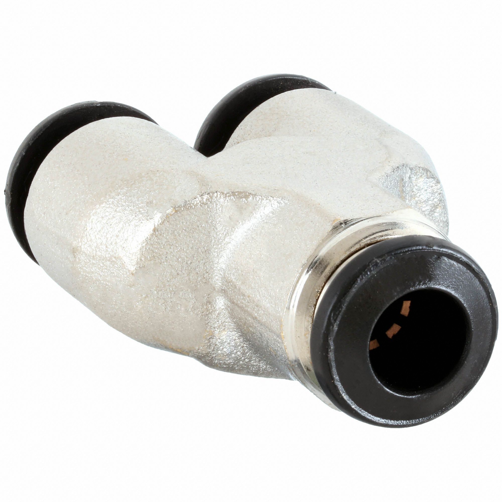 AIGNEP USA Wye Union: Nickel-Plated Brass, Push-to-Connect x Push-to-Connect x Push-to-Connect ...