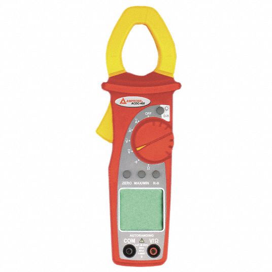 AMPROBE Clamp On Digital Clamp Meter, 1.2 in (30 mm) Jaw Capacity, CAT ...