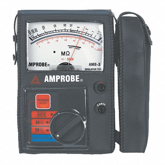 Analog Battery Operated Megohmmeter; Insulation Resistance Range: 1000 ...