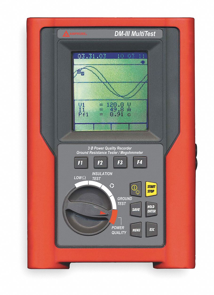 Multifunction Tester, 1000 Max. AC Amps - Grainger