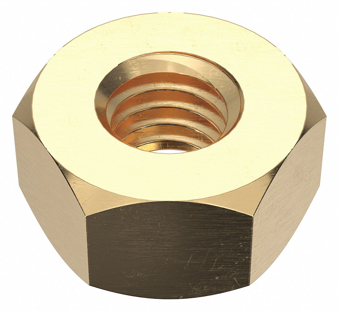 Heavy Hex, 3/8"-16 Thread, Hex Nut - 1WY41|1WY41 - Grainger