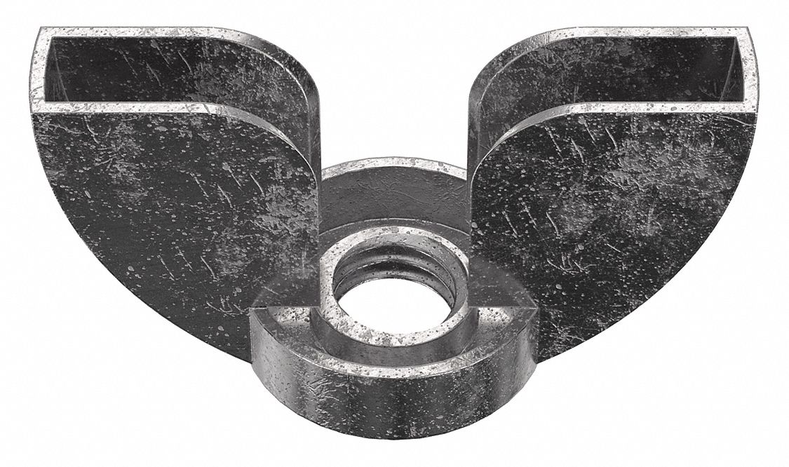 #8-32 Thread Size, Stainless Steel, Wing Nut - 1WY87|1WY87 - Grainger