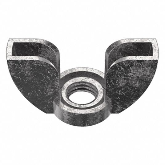 #10-24 Thread Size, Stainless Steel, Wing Nut - 1WY89|1WY89 - Grainger